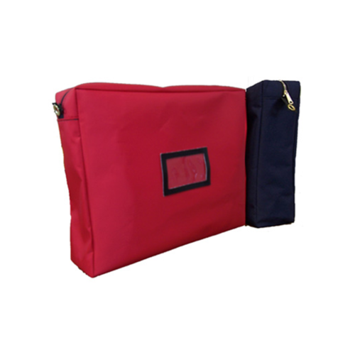 Fire resistant locking zipper bank bags for cash and coin