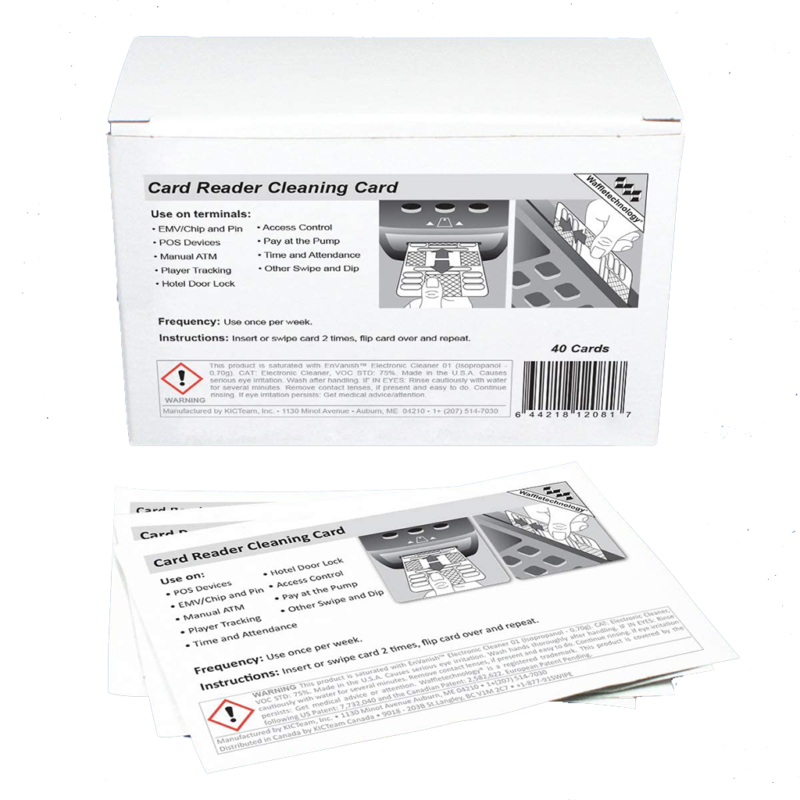 Smart Card Reader Cleaning Card - dunbarsecurity.com